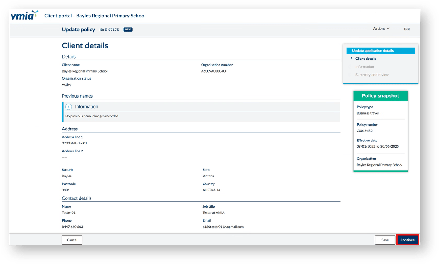 Access your policies and documents on portal | vmia.vic.gov.au