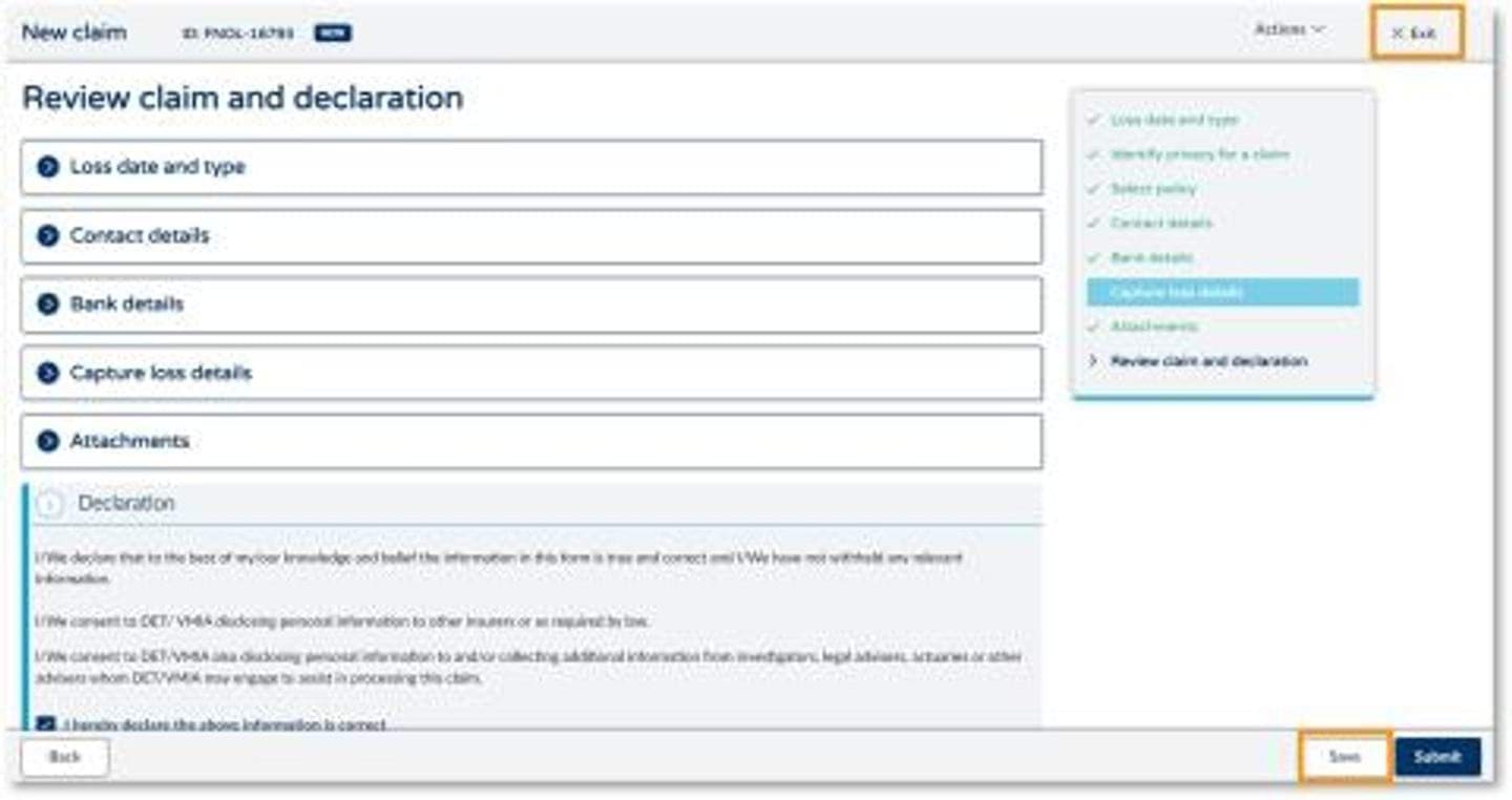 Making a claim in portal | vmia.vic.gov.au