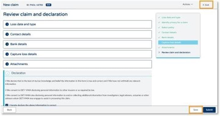 Making a claim in portal | vmia.vic.gov.au
